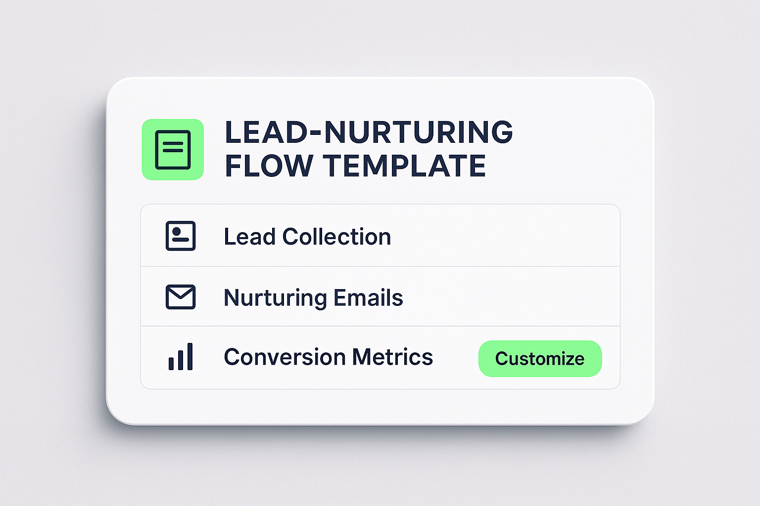 Lead-nuturing Flow Template